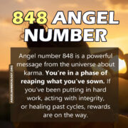 Angel Number 848 Spiritual Meaning (Money, Twin Flame, Love ...