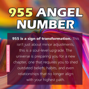 Angel Number 955 Spiritual Meaning (Twin Flame, Money, Love) | Angel ...