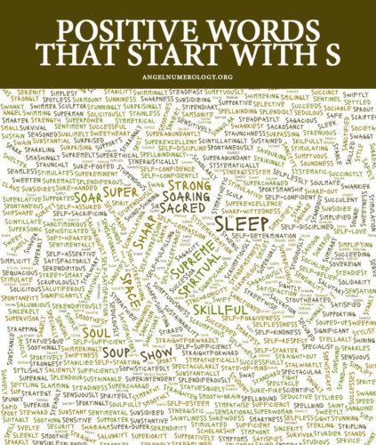 620+ Positive Words That Start With S – Happy & Beautiful S Words ...