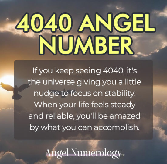 Angel Number 4040 Spiritual Meaning (Love, Money, Twin Flame) | Angel ...
